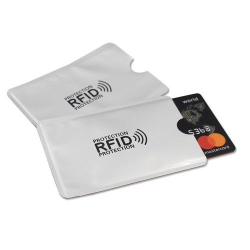 RFID Blocking Bank Card Sleeve Debit Credit Contactless Protection ...