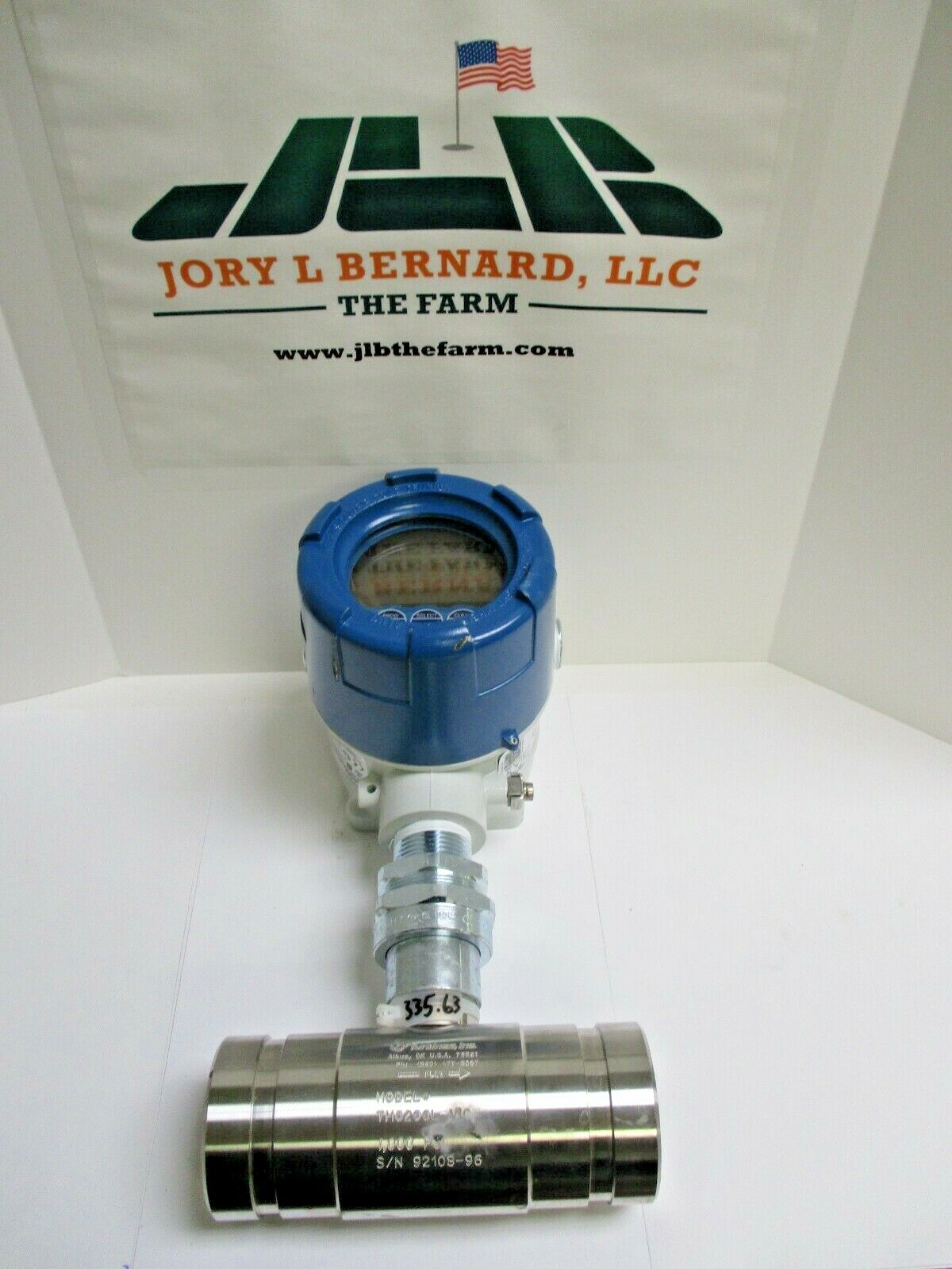 TURBINES INC. E-SERIES FLOW RATE INDICATOR TOTALIZER W/ 2" TMO200L-VIC ...