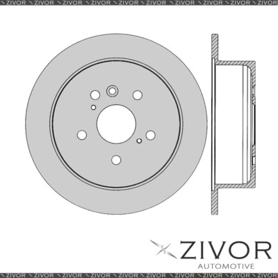 PROTEX Rotor - Rear For LEXUS RX400H MHU38R 4D SUV 4WD 2006 - 2008 By ...