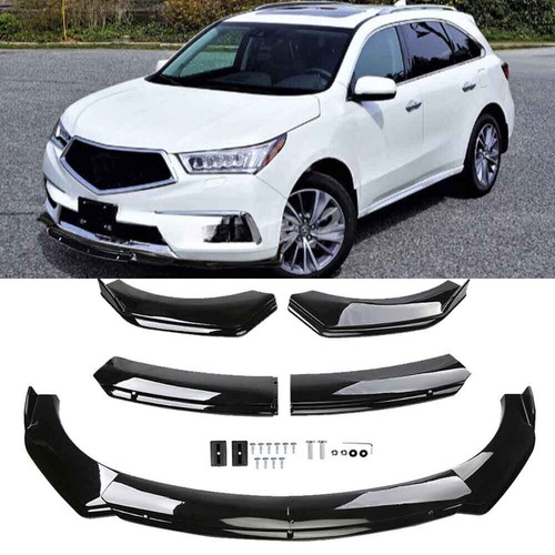 For Acura MDX Black Front Bumper Lip Part Accessories Splitter Spoiler ...