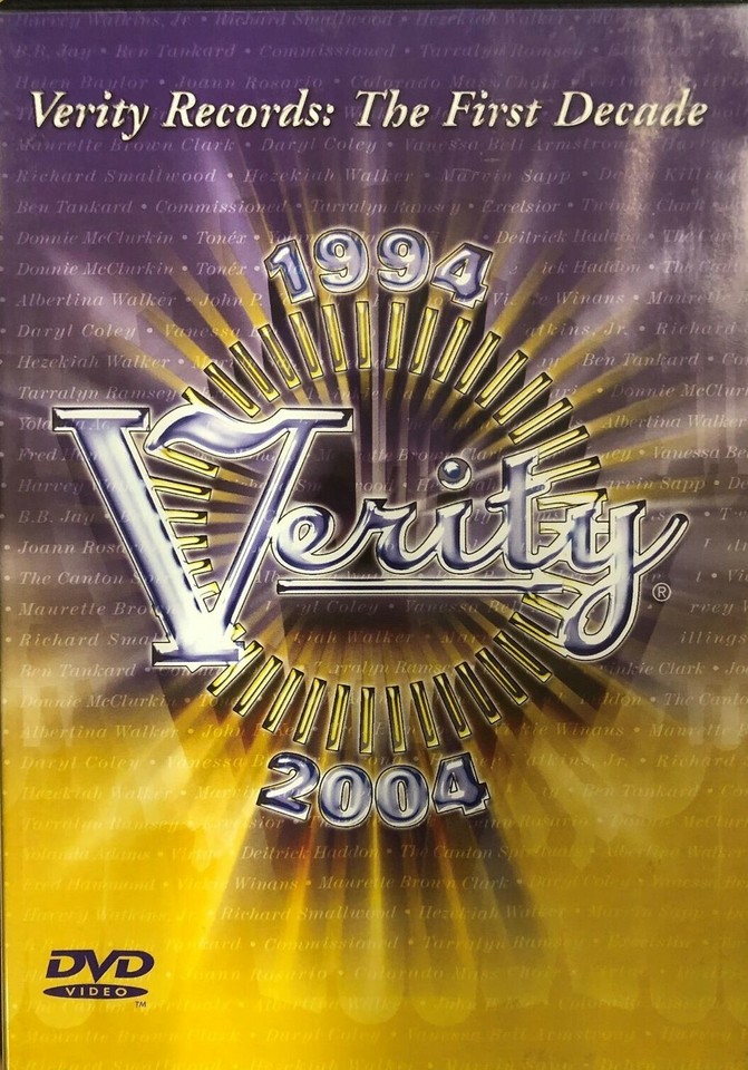 Verity Records - The First Decade 1994 - 2004 (DVD) INSERT INCLUDED LN ...