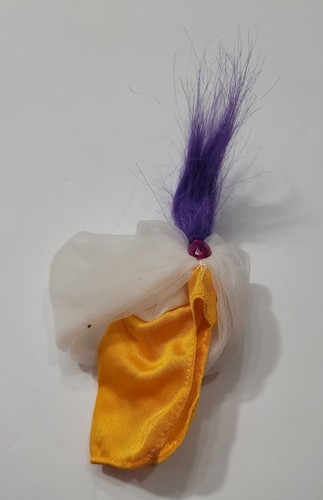 DISNEY HAT ALADDIN PRINCE ALI WHITE GOLD & PURPLE ONLY 1990s DOLL ...
