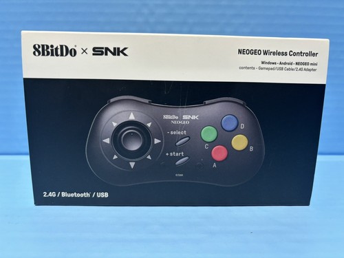 8BitDo x SNK NEOGEO Wireless Controller Black Version Brand New | eBay