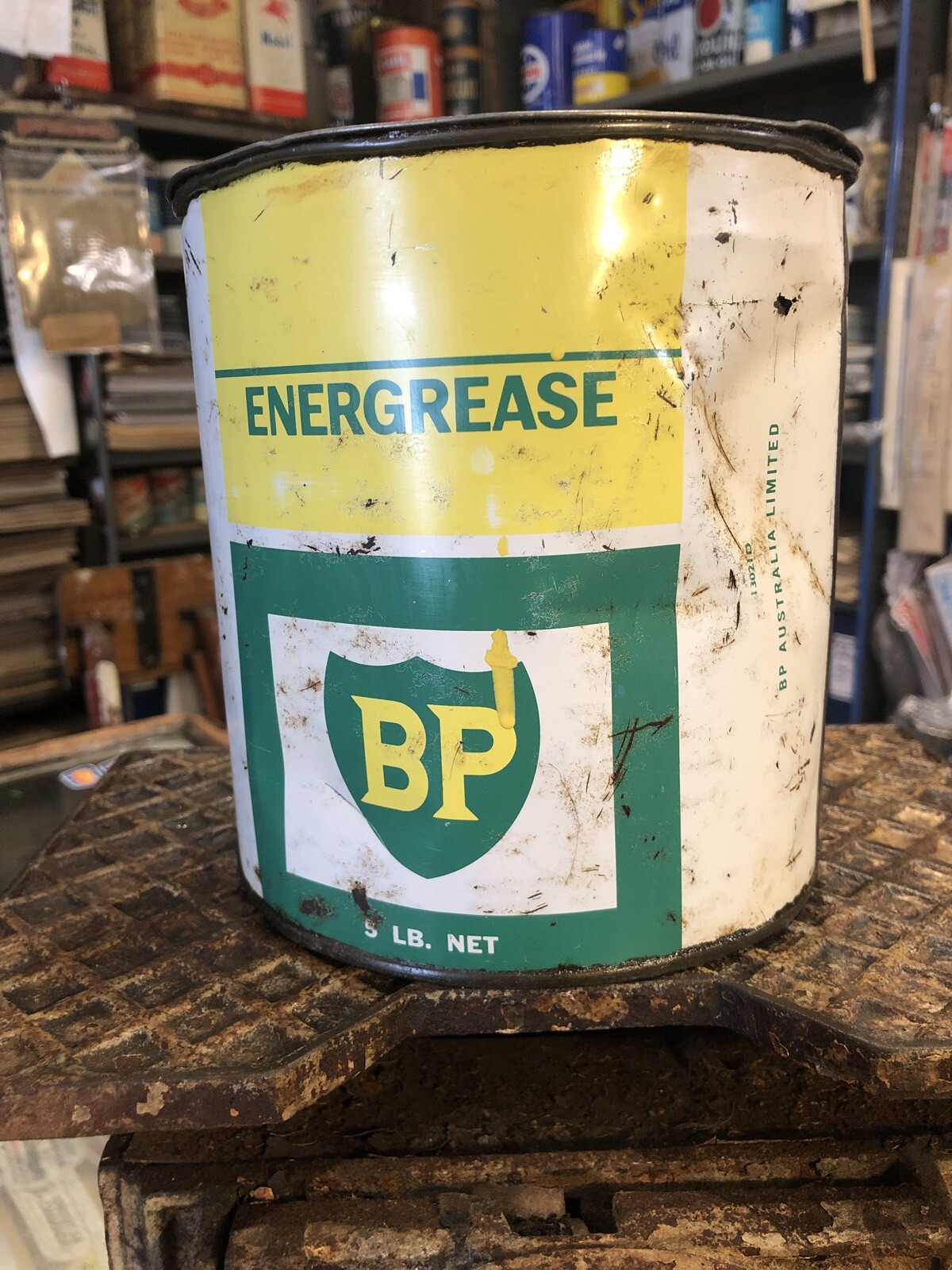 BP 5 Lb Energrease Vintage Can | eBay