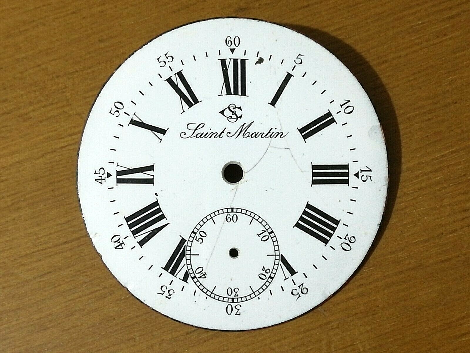 Sphere Watch Pocket Of Enamel 40.5mm Pocket Watch Dial SAINT MARTIN | eBay