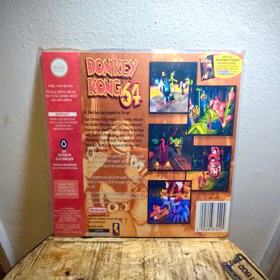 Donkey Kong 64 Nintendo N64 Soundtrack Vinyl Record | eBay