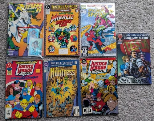 Miscellaneous Vintage Comic Book Lot -- Justice League, Spider-Man ...
