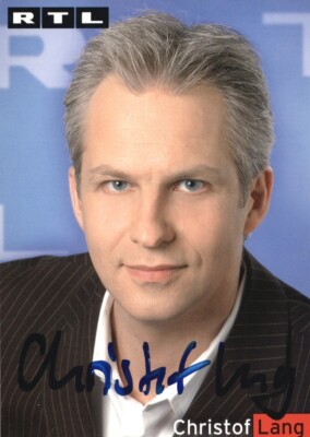 Christof Lang - UH - RTL - original signiert Autogrammkarte AK 4493 A ...