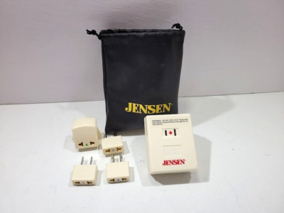 Jensen Travel Voltage Converter Kit Converter + 4 Adapters | eBay