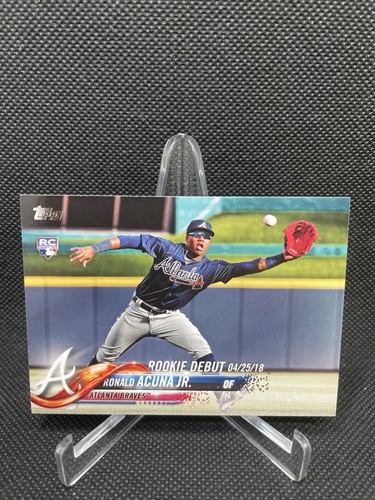 2018 Topps Update Ronald Acuna Jr. #US252 Rookie Card (RC) Debut | eBay