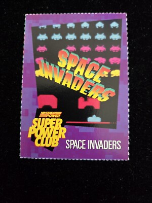 Nintendo Power Super Power Club Magazine Card #158 Space Invaders | eBay