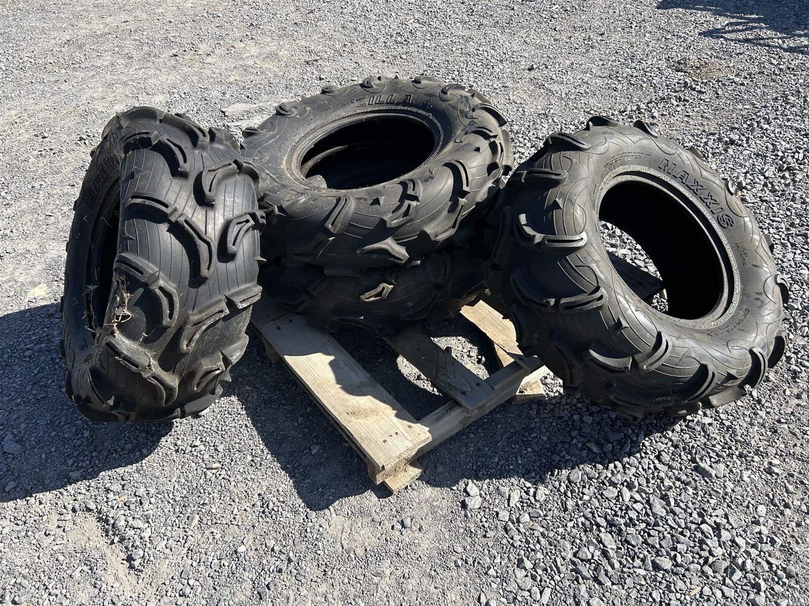MAXXIS ZILLA TIRES 6 PLY AT30X9-14 AT30X11-14 USED TAKE OFFS RANGER ...
