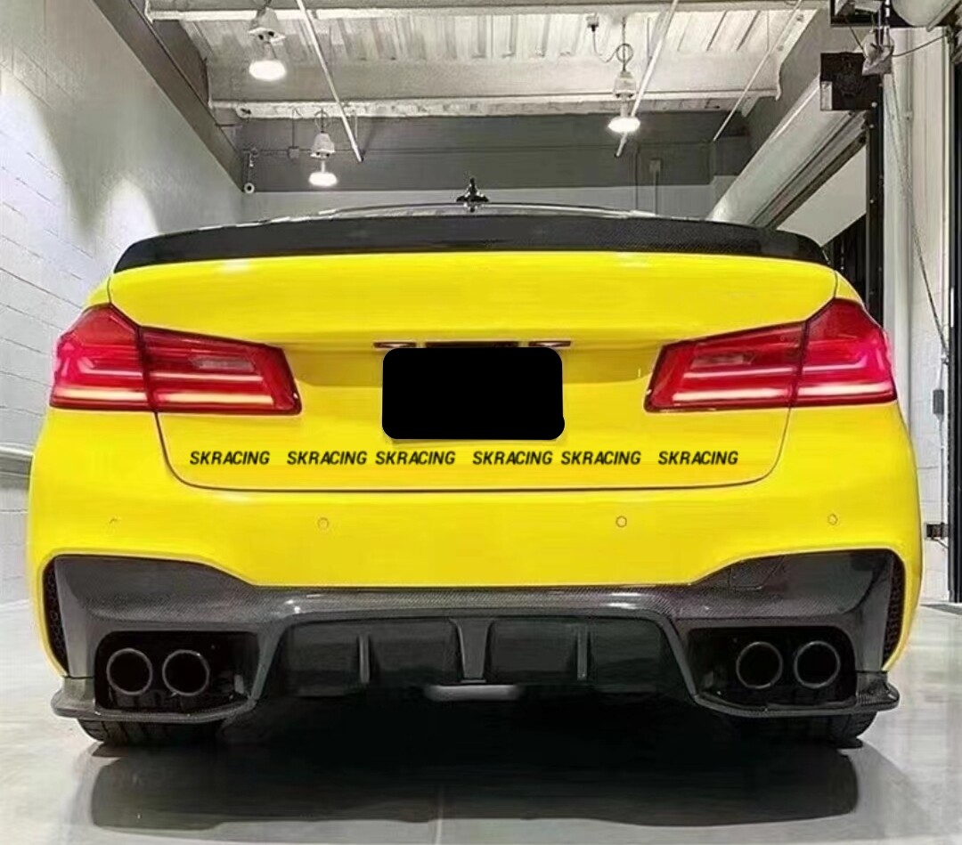 For BMW M5 F90 2018-2023 Real Carbon Fiber Rear Trunk Spoiler Tail Wing ...