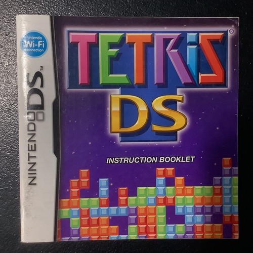 Tetris DS Nintendo DS Instruction Manual Only | eBay