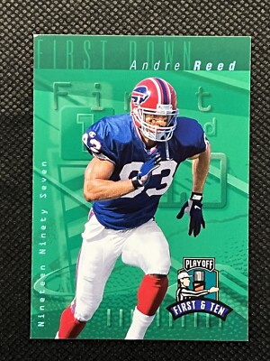 1996 Andre Reed Playoff First & Ten #91 | eBay