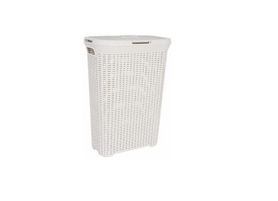 3253920709004 Curver NATURAL STYLE laundry basket 40L Cream CURVER ...