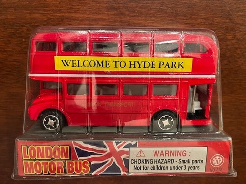 4.5" London Motor Bus - Sightseeing Double Decker London Tour Diecast ...
