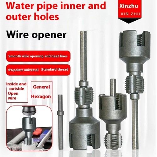 DN15 DN20 Pipe Threading Tool Hex Shank Die Threads 1/2″ 3/4″ Water ...