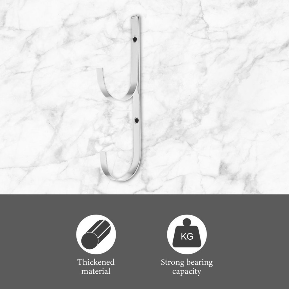 4 Pcs Metal Pole Hanger Wear-resistant Outdoor Hooks Pool Equipment ...