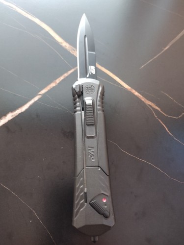 Smith and Wesson M&P MP Assisted Knife Spear Point Blade Black w ...