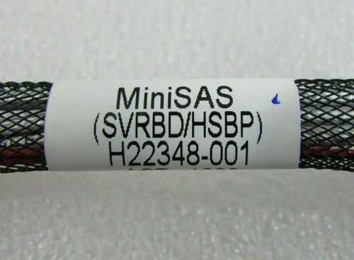 x Amphenol H22348-001 10" MiniSAS HD (SVRBD/HSBP) Cable for sale online ...