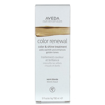 Aveda Color Renewal Color & Shine Treatment WARM BLONDE 5oz/150ml NEW ...