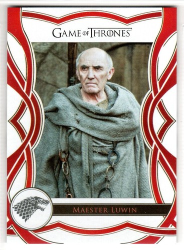 GAME OF THRONES THE COMPLETE SERIES CAST C23 MAESTER LUWIN PARALLEL 34/ ...