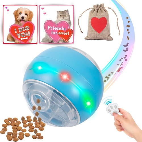 Interactive Dog Toys: Smart Treat Dispenser Ball with Remote Control ...