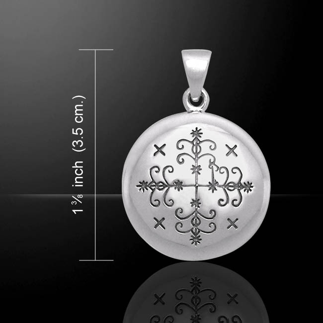 Voodoo Gatekeeper Papa Legba 925 Sterling Silver Pendant Fine Spiritual ...