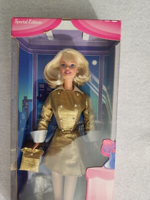 Dinner Date Barbie Doll Special Edition 1997 Gold Dress/ Blonde NIB | eBay