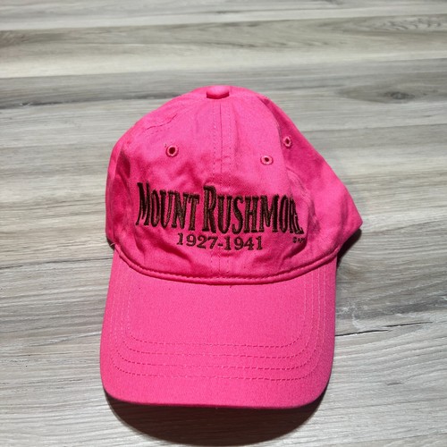 Mount Rushmore Strapback Hat Cap Pink Canvas 1927-1941 Adjustable ...