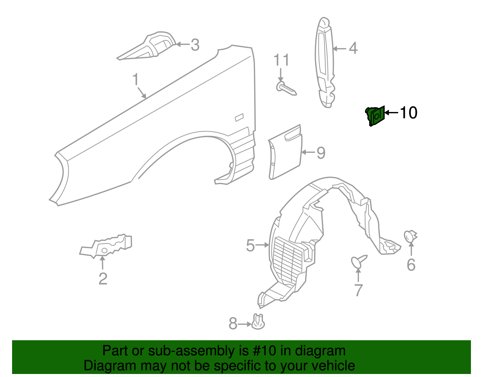 OEM+06-09+Kia+Clip-Side+Sill+Moulding+Mounting+Molding+Clip+LH%2FRH ...