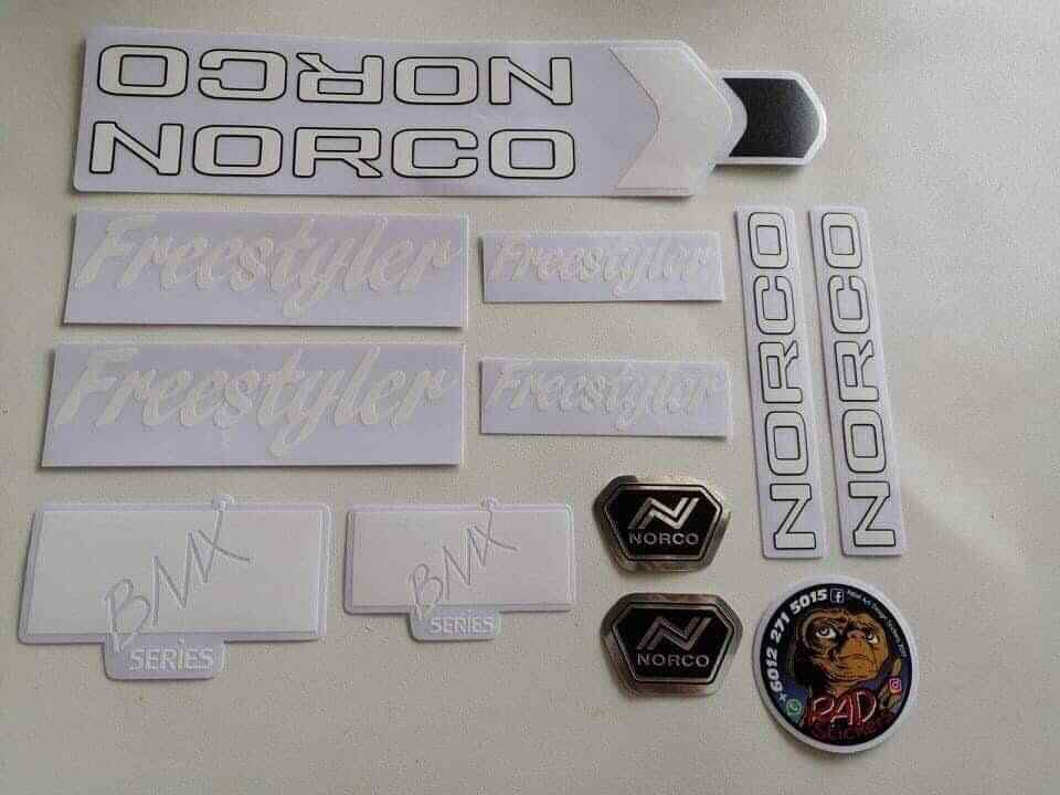 1986 Norco Freestyler Decals Set Old School BMX | eBay