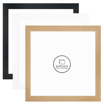 Picture Frames Modern Square Photo Frames Wood Effect All Sizes ...