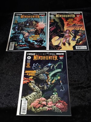 Dark Horse/Top Cow Mindhunter #1-3 Witchblade Aliens Darkness Predator ...