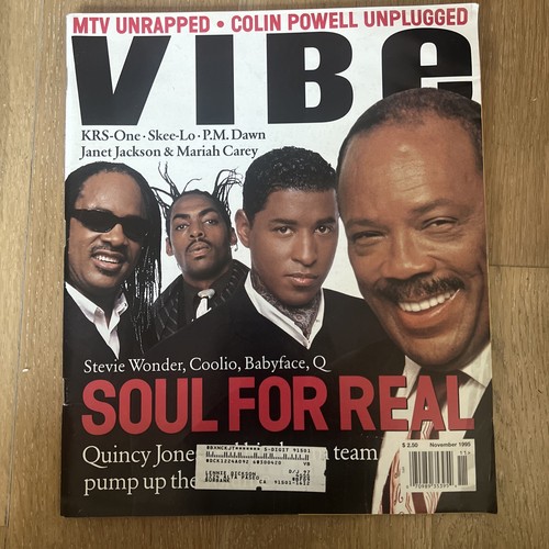 1995 VIBE MAGAZINE COOLIO, BABYFACE, STEVIE WONDER COVER 90S | eBay