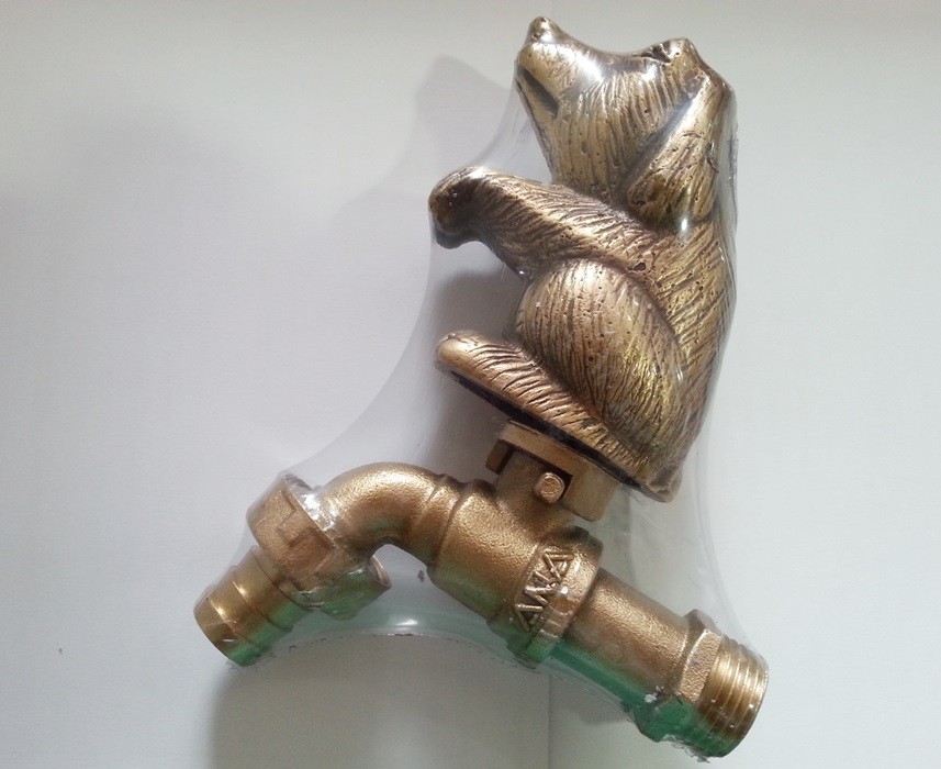 Brass Garden Tap Faucet Dog Vintage Water Home Decor Spigot Living ...