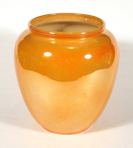 1920s–30s Scarce Vintage COWAN Pottery VASE NO. 648 Peach Orange Luster ...