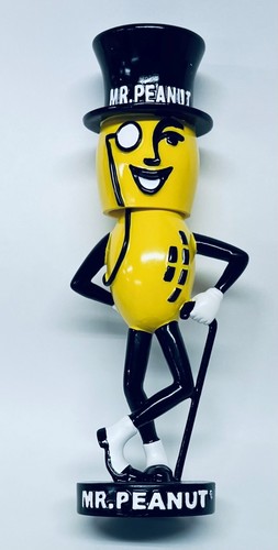 Planters - Mr. Peanut Bobble Head 6" Brand New in Box (2pk) - 1990's ...