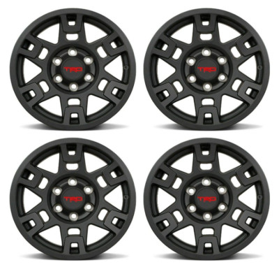 TACOMA 4RUNNER TRD PRO WHEELS MATTE BLACK PTR20-35110-BK PTR2035110BK ...