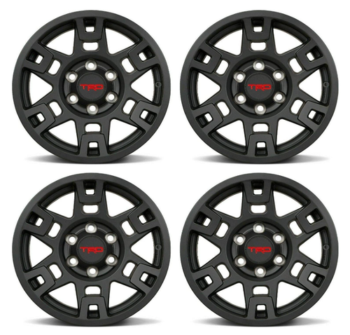 TACOMA 4RUNNER TRD PRO WHEELS MATTE BLACK PTR20-35110-BK PTR2035110BK ...
