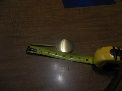 6" Adjustable Brass Pendulum Rod, double hook, With 21/4" Bob NE | eBay