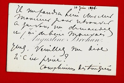 CP39/D-CARTE DE VISITE-A.S-AUGUSTINE BROHAN-[J-FÉLICITÉ BROHAN]-ACTRICE ...