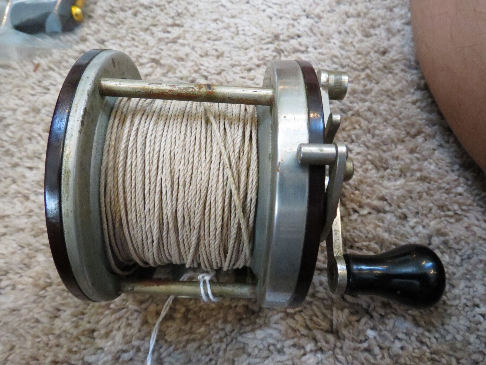 Ocean City Free Spool German Silver fishing reel (lot#13948) | eBay