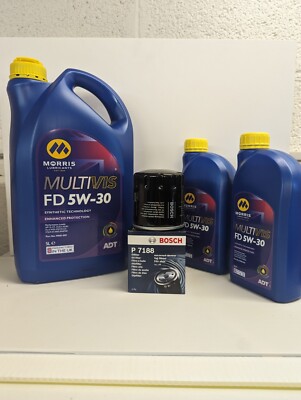 Ford Transit Custom 2.2 TDCi 2012-2017 Metal Oil Filter + 7L Morris FD ...