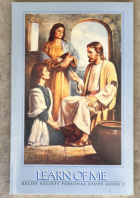 Learn of Me 1990 Relief Society Mormon Religious Book Personal Study ...