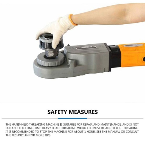 SQ30-2C Handheld Electric Threading Machine 2in Portable Galvanized ...