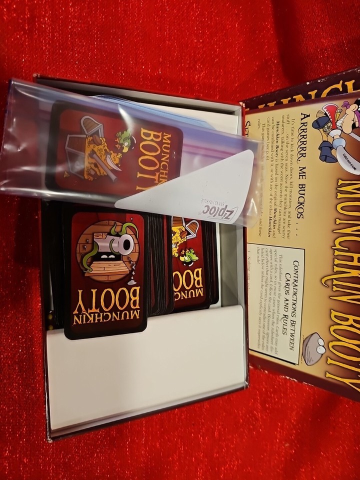 Munchkin Booty Card Game Plus Fish And Ships Expansion! | eBay