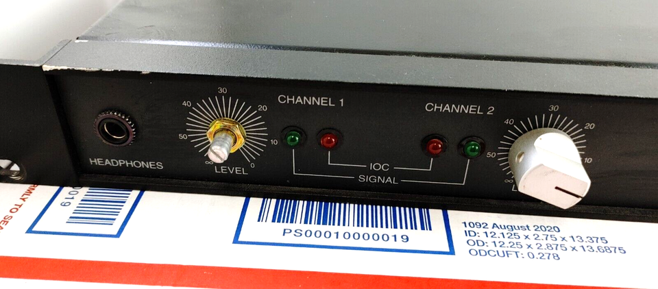 CROWN D45 2 Channel Stereo Audio Power Wave Amp Amplfier D-45 XLR 120W ...