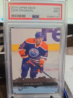 Leon Draisaitl 2014-15 Upper Deck - Young Guns #223 Rookie Card RC PSA ...